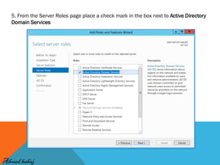 Windows server 2012 - installing active directory domain server | PDF