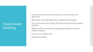 Windows server 2012 failover clustering new features | PPT | Free Download