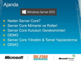 Windows Server 2012 Developer Preview Server Core | PPTX