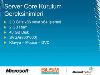 Windows Server 2012 Developer Preview Server Core | PPTX