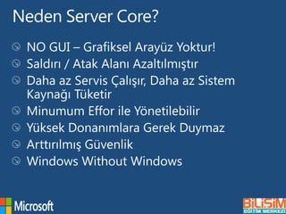 Windows Server 2012 Server Core Active Directory | PPT