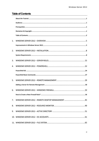 Windows server 2012_tutorial | PDF