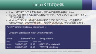 Windows Server 2016上でLinuxコンテナが動いた！ | PPT