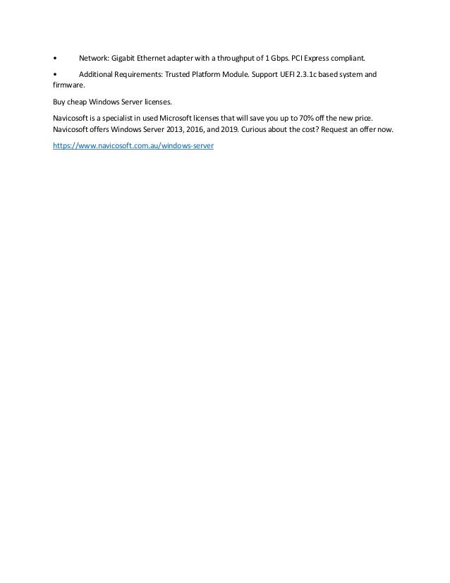 Windows Server 2019 Vs 2016 And Standard Vs Datacenterpdf 9814