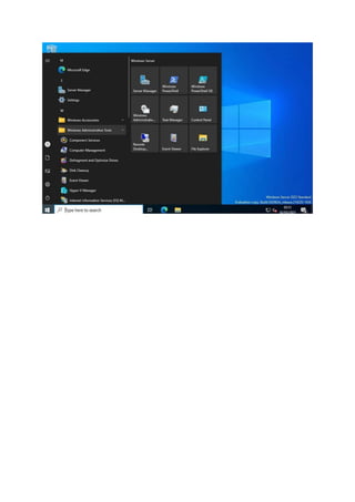 Windows server 2022 introduction, start screen | PDF | Operating Systems | Computer Software and ...