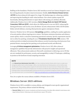 Windows Server 2025 Administration Fundamentals 4ED | PDF