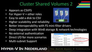 Windows server 8 hyper v & storage (hans vredevoort) | PDF