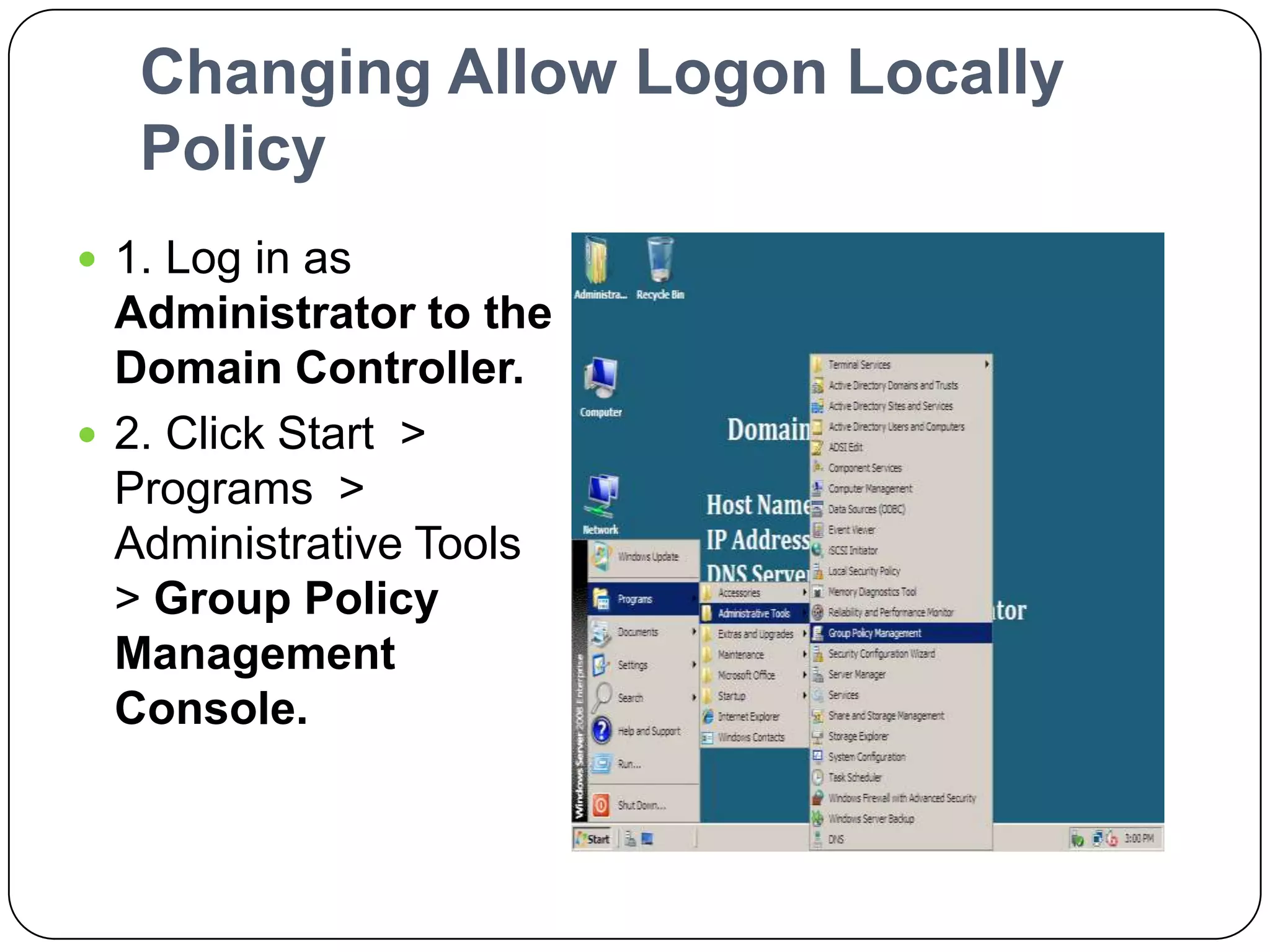 Windows Server 2008 Active Directory | PPTX