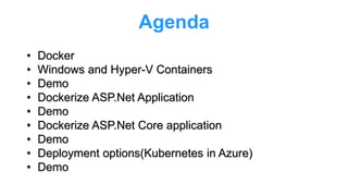Windows server and docker | PPT