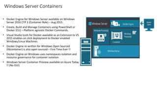 Windows server containers | PPT