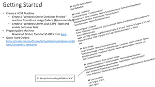 Windows server containers | PPT