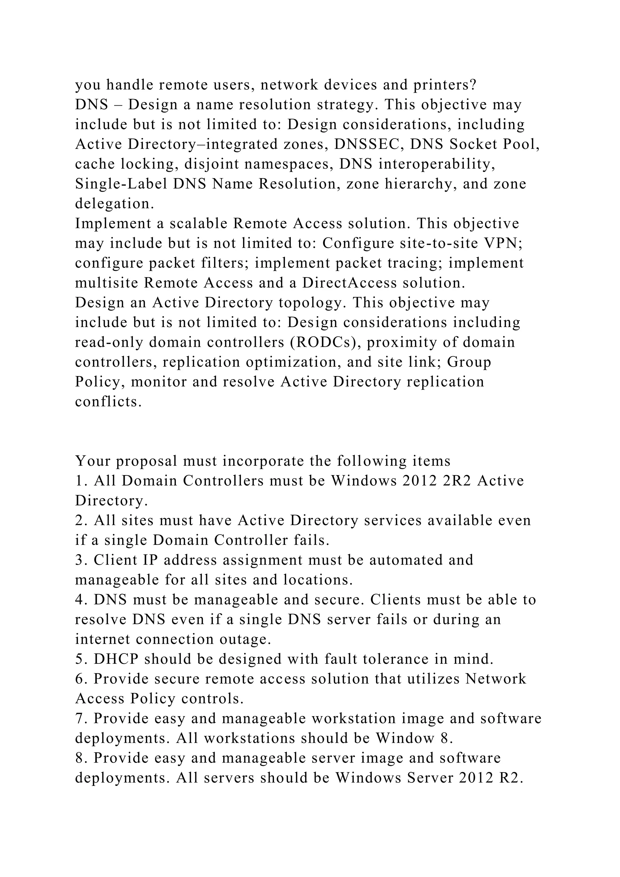 Windows Server Infrastructure Upgrade and Redesign at ELearning. .docx