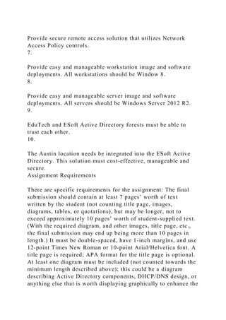 Windows Server Infrastructure Upgrade and Redesign at ESoft.Over.docx