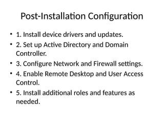 Windows_Server_Installation.pptx FOR COMPUTER NETWORKING | PPTX
