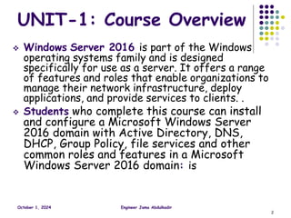 WINDOWS SERVER NOTE.ppf gollis university | PDF