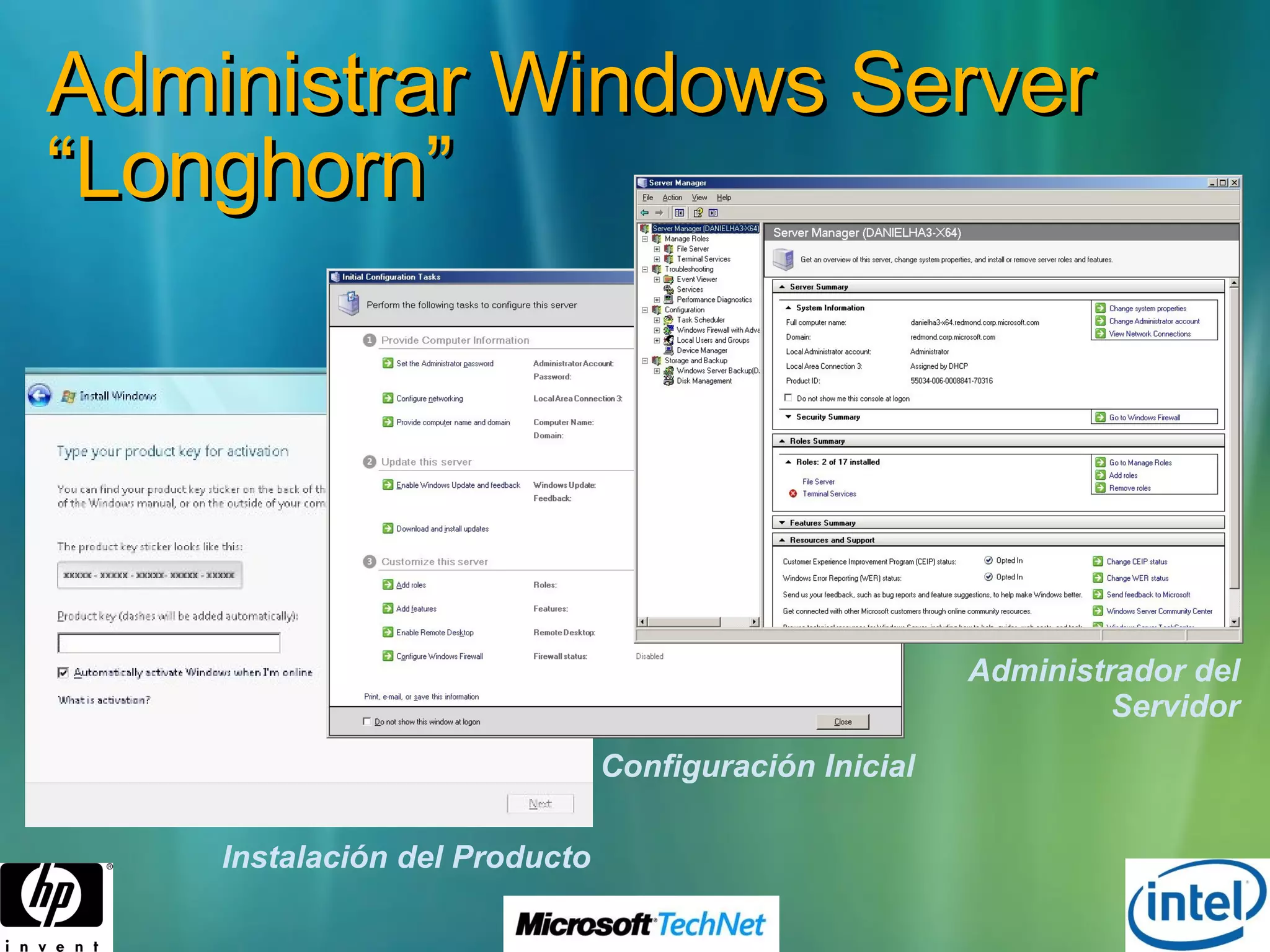 Windows Server Tech Day Longhorn | PPT