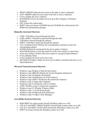 Windows shortcut keys | PDF