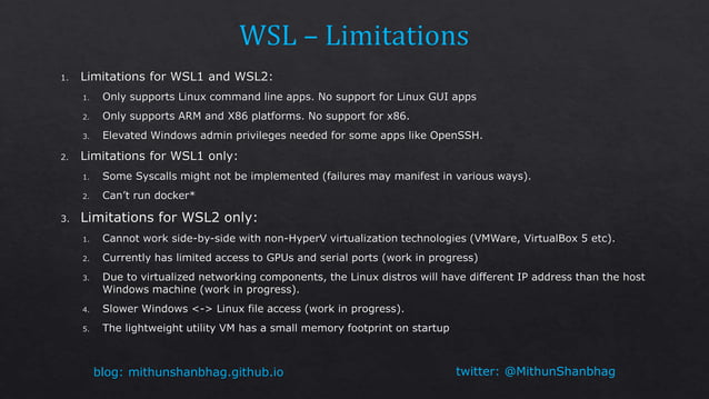 WSL - Windows SubSytem For Linux | PPTX | Operating Systems | Computer ...