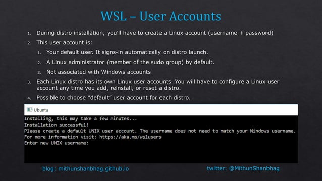 WSL - Windows SubSytem For Linux | PPTX | Operating Systems | Computer ...