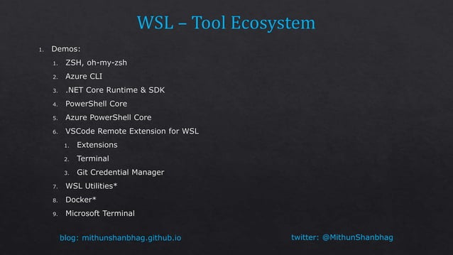 WSL - Windows SubSytem For Linux | PPTX | Operating Systems | Computer ...