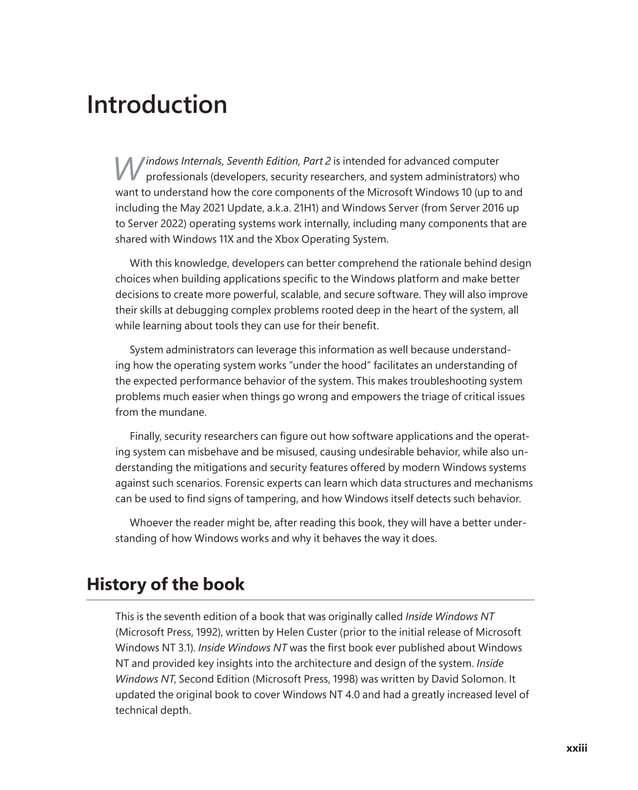 Windows7 System Internals by mark Russinovich | PDF