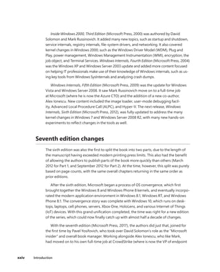 Windows7 System Internals by mark Russinovich | PDF