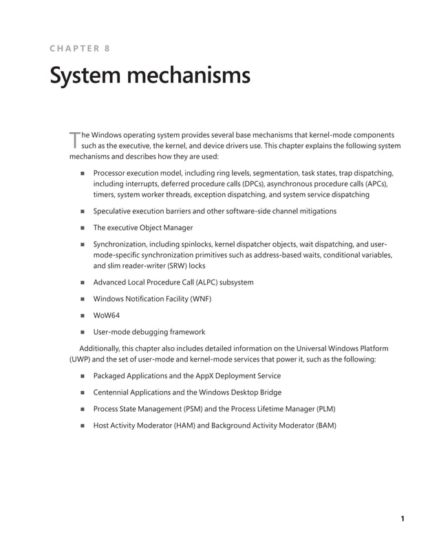 Windows7 System Internals by mark Russinovich | PDF