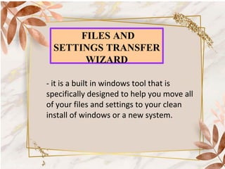windows system tool (1).pdf | Operating Systems | Computer Software and ...