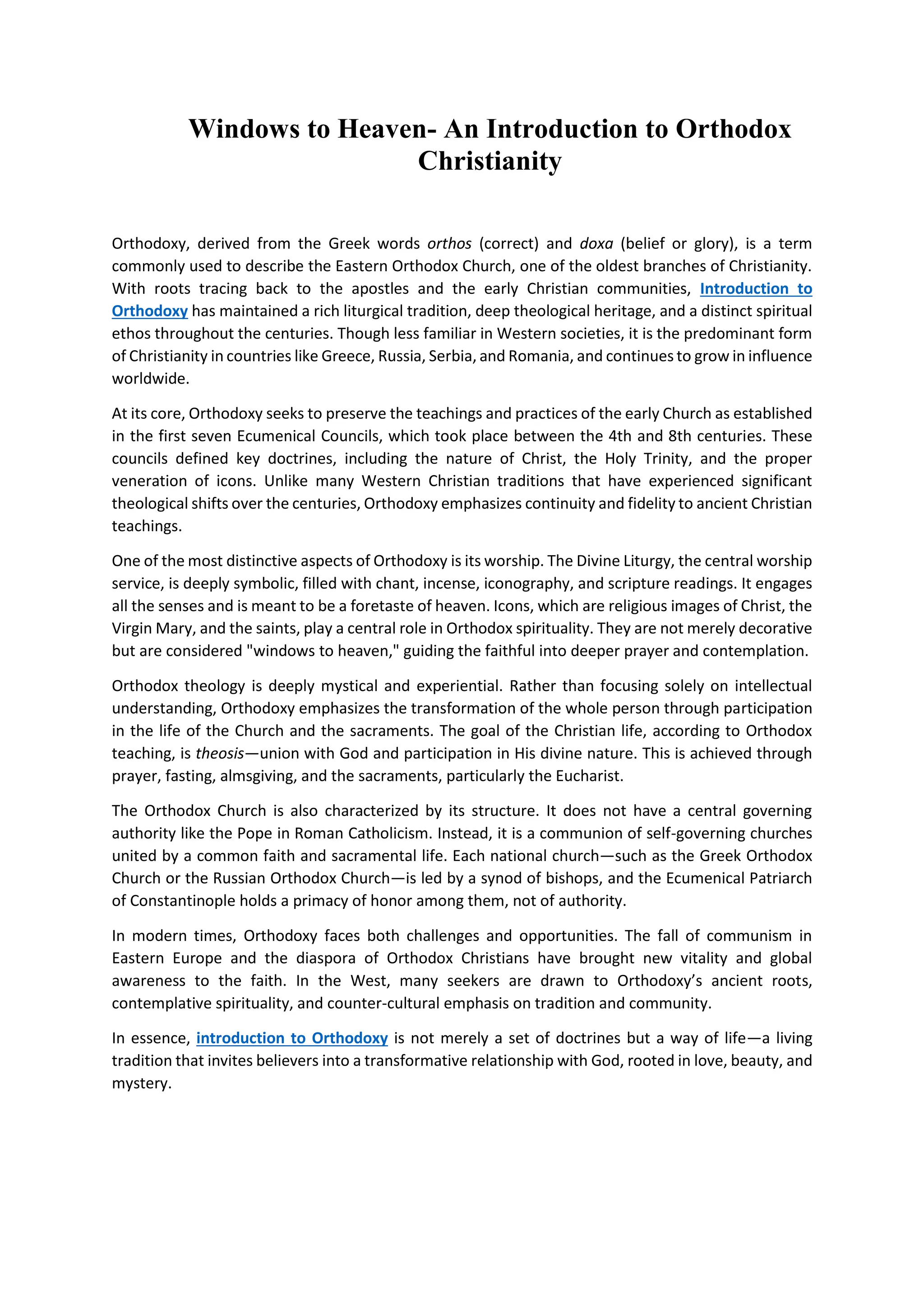 Windows to Heaven- An Introduction to Orthodox Christianity.pdf