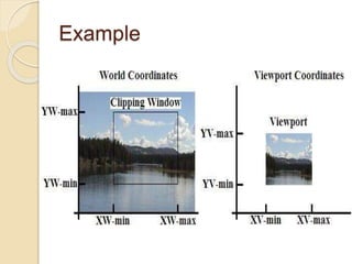 Windows to viewport transformation | PPTX