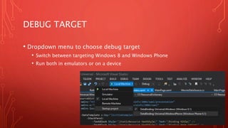 Windows Universal Apps | PPTX