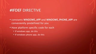 Windows Universal Apps | PPTX