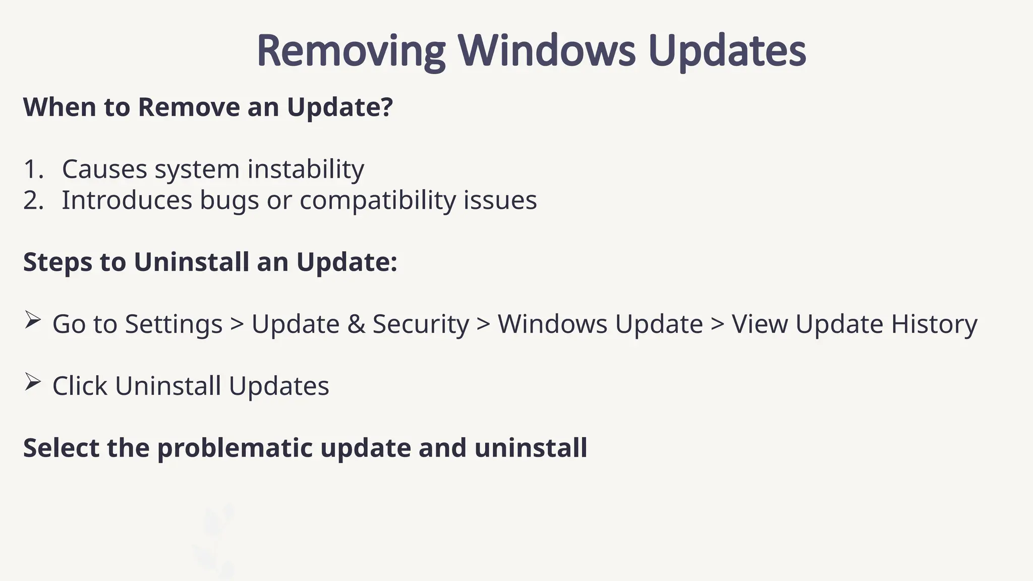 Windows Update and configurations .pptx
