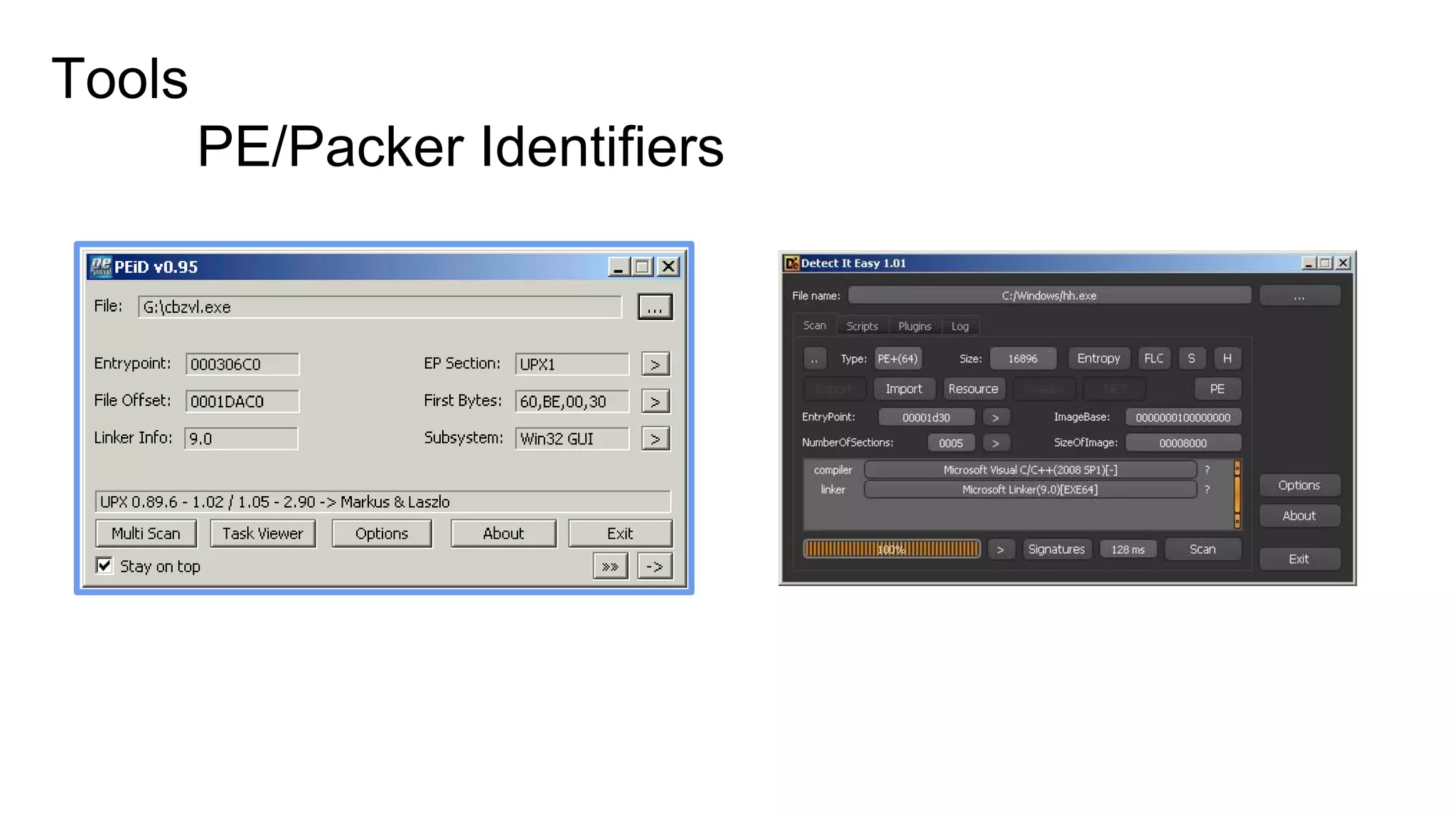 Windows Userland Reverse Engineering [SHC19] | PPT