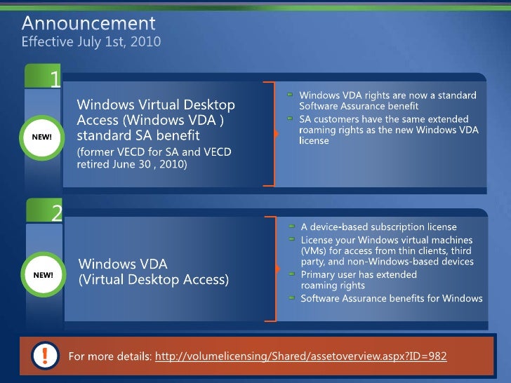 Windows vda office roaming licensing - august 18 10