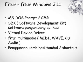 Windows 3 | PPT