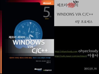 [Windows via c/c++] 4장 프로세스 | PPT
