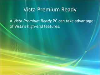 Windows Vista | PPT