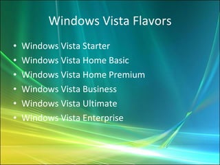 Windows Vista | PPT