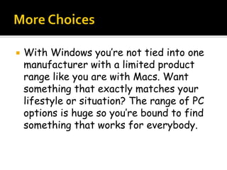 Windows vs. mac | PPT