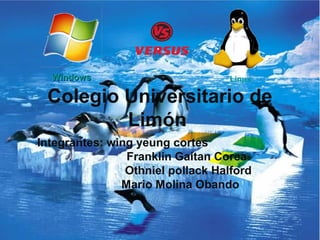 Windows vs linux | PPT