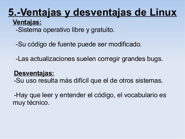 Caracteristicas Y Ventajas En El Uso Del Software Libre Linux - rusbad