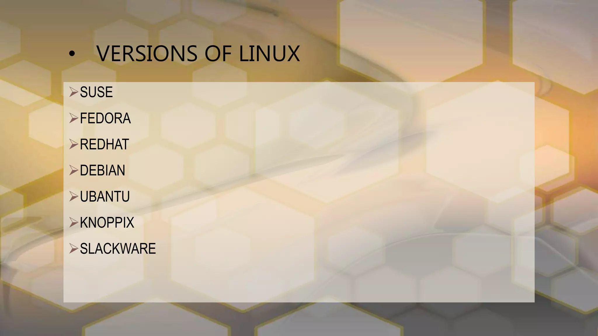 Windows vs linux | PPT