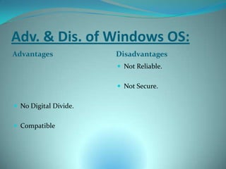 Windows vs mac os | PPSX