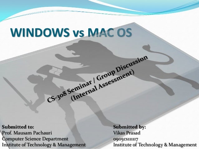 Windows vs mac os