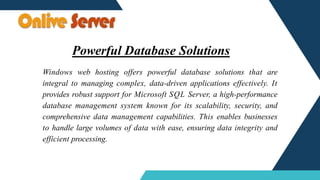 Windows Web Hosting..................... | PPTX