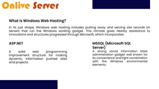 Windows Web Hosting: Exhaustive Manual for Advantages, and Supplier Determination | PPT