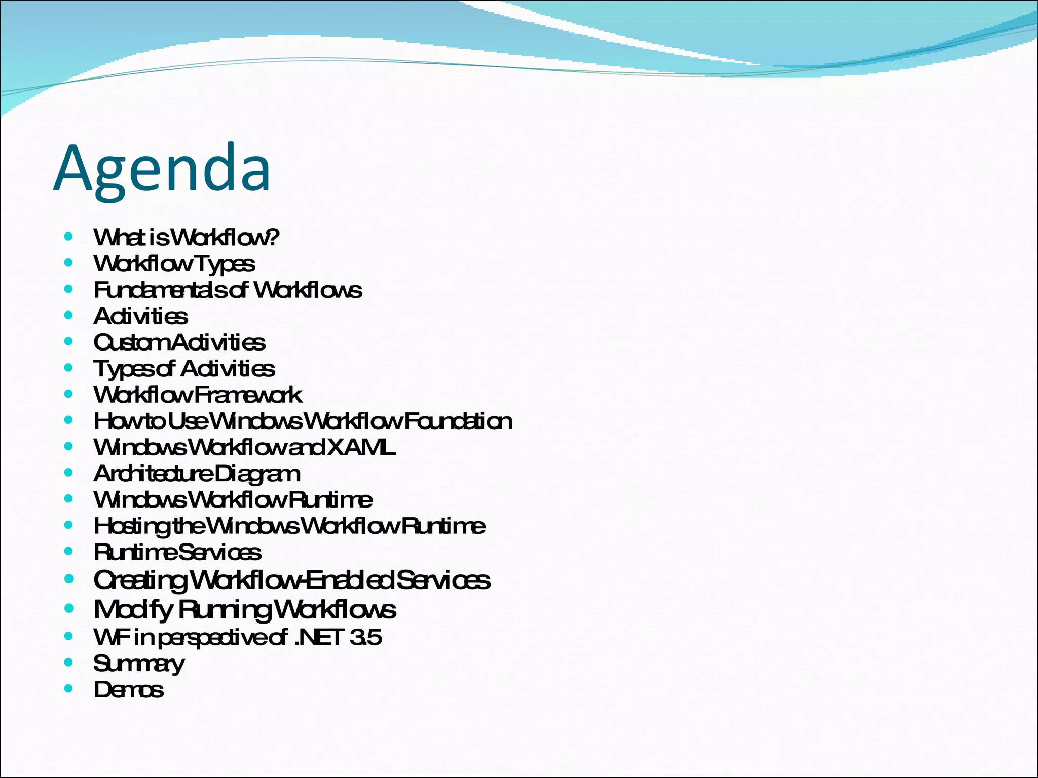 Windows Workflow Foundation Ppt