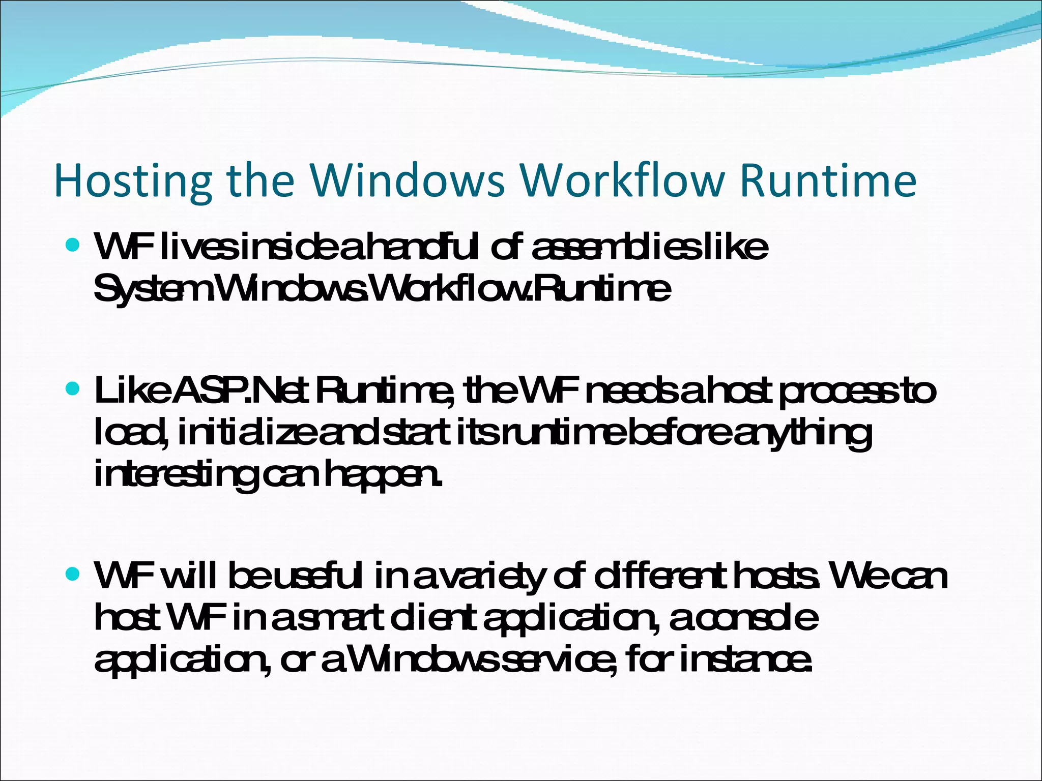 Windows Workflow Foundation | PPT