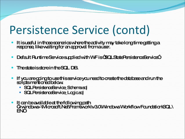 Windows Workflow Foundation | PPT